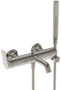 Ideal Standard La Dolce Vita - Vanová baterie s příslušenstvím, Silver Storm BD667GN