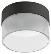 Linea Light 90296 Crumb, černé moderní stropní svítidlo, 10W LED 3000K, prům. 10,4cm