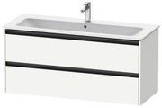 Duravit Ketho.2 - Umyvadlová skříňka 55x121x48 cm, 2 zásuvky, matná bílá K25265018180000