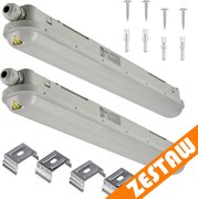 SADA 2 ks hermetického svítidla PILA 60cm 18W 4000K 2000lm IP65
