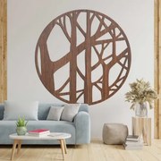 Designová dřevěná dekorace květinový ornament | SENTOP HDF0376