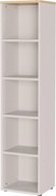 Krémová matná knihovna 45x197x40 cm Lissabon – Germania