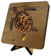 Li-Go "Želva" lampa 19x19cm provedení povrchu: bříza