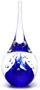 Skleněné těžítko - dekor 02, Modrá, 15 cm | České sklo od Artcristal Bohemia