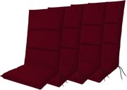 Doppler CITY 4413 - set 4 ks polstrů na křeslo s vysokým opěradlem