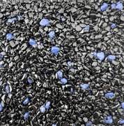 Báča Beton Kamenný koberec na podlahu Indigo night Frakce: Střední (1 – 4 mm), vydatnost setu 1,8 m², Doporučené použití v: interiéru - dvousložková epoxidová pryskyřice