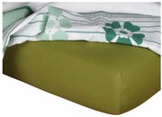 DADKA Jersey prostěradlo oliva Rozměr 90x200x20 jednolůžko