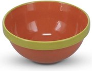 Zelená/oranžová miska z kameniny 710 ml Duo – ONA