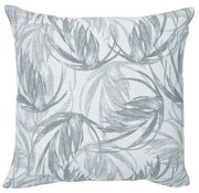 SCANquilt povlak SOFA palms šedá 45 x 45 cm