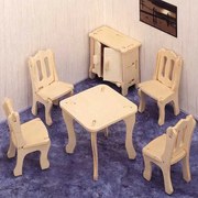 Woodcraft construction kit Woodcraft Dřevěné 3D puzzle Jídelna