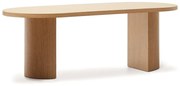 Jídelní stůl v dekoru dubu 100x200 cm Nealy – Kave Home