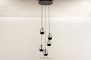 Závěsné designové svítidlo do obýváku Benelux Nero 5