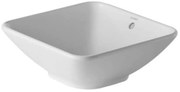 Duravit Bacino - Umyvadlo na desku, 42x42 cm, s přepadem, bílá 0333420000