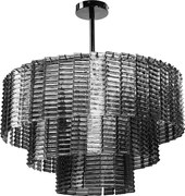 Toolight Toolight, závěsné stropní svítidlo 62cm, 8xE14, APP1678-8CP, šedá, OSW-09313