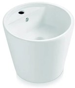 Bathco 4057 - Umyvadlo na desku FLORENCIA pr. 42 cm porcelán/bílá