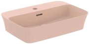 Ideal Standard Ipalyss - Umyvadlo na desku, 55x38 cm, s přepadem, otvor pro baterii, Nude E2077V7