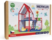 Merkur - domeček pro panenky, 34x39x25 cm, 345 dílků