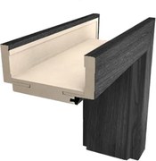 Obložková zárubeň DRE 70 cm pro tloušťku stěny 10-12 cm jilm antracit pravá O2JA70P