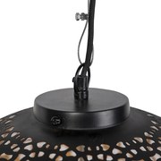Orientální závěsné svítidlo černé se zlatem 45 cm - Radiante