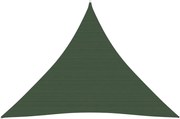 Plachta proti slunci 160 g/m² tmavě zelená 5 x 5 x 5 m HDPE 311482