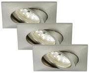 Briloner 7210-032 -SADA 3x LED Podhledové svítidlo ATTACH LED/5W/230V IP23 chrom