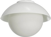 OS LUK60500 LUKIDA 2 stropní/nástěnné skleněné svítidlo bílá IP65 4000 K 20W LED - OSMONT