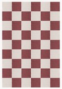 Ručně tkaný jutový koberec's nízkým vlasem Chess Flatweave