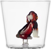 Ichendorf Milano designové sklenice na vodu Dogs Tumbler Basset Hound