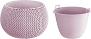 PRO Květináč s vkladem SPLOFY BOWL světle fialový 23,9 cm