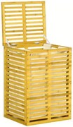Bambusový koš na prádlo, s víkem, objem 90 l, přírodní, NoBi NATUREBIN