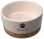 Keramická miska pro psa ø 13 cm Dog Fantasy WOOF – Plaček Pet Products