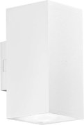 FAN LED-W-POLO-Q2-BCO Venkovní nástěnné svítidlo LED POLO polykarbonát bílá 2x8W 1960lm CCT IP65 16x7,8x9,9 cm - FANEUROPE