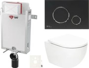 Závěsný WC set k zazdění SAT Fusion SIKOSZTORFU78