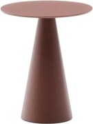 Kulatý odkládací stolek se skleněnou deskou ø 30 cm Wilshire – Kave Home