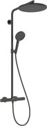 Hansgrohe Raindance Alive S Puro - Sprchový set s termostatem, průměr 30 cm, 3 proudy, EcoSmart+, kartáčovaný černý chrom 24594340