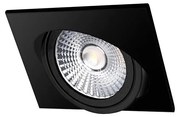 LED Podhledové svítidlo LED/18W/230V 3000K 11,5x11,5 cm černá