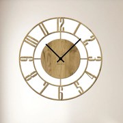 dřevo života Dřevěné hodiny ČAS Zvolte barvu dekoru: Dub zlatý, Velikost hodin: 40x40