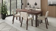 ADRK Furniture Sada stůl s židlemi RODOS 80 SE-ROD-80-DW