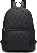 Konofactory Černý dámský prošívaný batoh do letadla "Missy" - S (25l)
