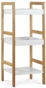 Regál Autronic 30x72 cm bílý Bambus DR-013-3