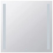 Bemeta Design Zrcadlo s LED bočním osvětlením, 800 x 800 mm, dotykový senzor - 101301127