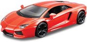Bburago lamborghini aventador coupe 1:32 oranžová