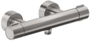 Duravit - Termostatická sprchová baterie, kartáčovaný nerez TH4220000070