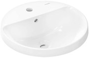Hansgrohe Xuniva S - Umývátko, průměr 45 cm, s přepadem, otvor pro baterii, bílá 60159450