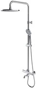 OMNIRES Y - Sprchový set s vanovým termostatem, průměr 25 cm, 5 proudů, chrom Y1234ALCR