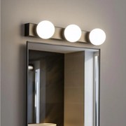 Brilagi - LED Koupelnové osvětlení zrcadla HOLLYWOOD 3xLED/3W/230V IP44 černá