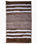 MK Lůžkoviny Koupelnová předložka 40×60 cm - Ella tmavě hnědá