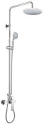 Mereo Mada - Sprchový set s baterií, průměr 20 cm, 3 proudy, chrom CBE60104SCM