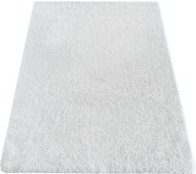 DY Bílý protiskluzový koberec shaggy Camel Rozměr: 60x100 cm