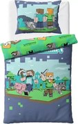 Carbotex povlečení bavlna Minecraft Vzhůru do Boje 140x200, 70x90 cm